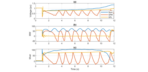 Stability of inverter-based resource (IBR) dominated systems with different types of local loads ...